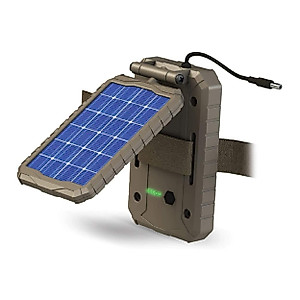 Stealth Cam Lithium Solar Power Panel (4-Pack) Bundle with Card Reader Compatible with Mac and PC Systems (5 Items)