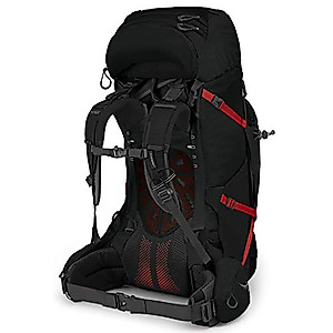 Osprey Aether Plus 70L Men's Backpacking Backpack, Black, Large/X-Large