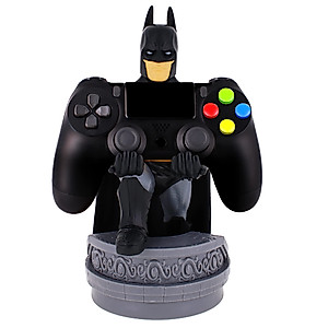 Exquisite Gaming: Warner Bros: Batman - DC Comics Original Mobile Phone & Gaming Controller Holder, Device Stand, Cable Guys, Licensed Figure