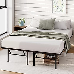 ZINUS SmartBase Heavy Duty Mattress Foundation, 14 Inch Metal Platform Bed Frame, No Box Spring Needed, Sturdy Steel Frame, Underbed Storage, Full