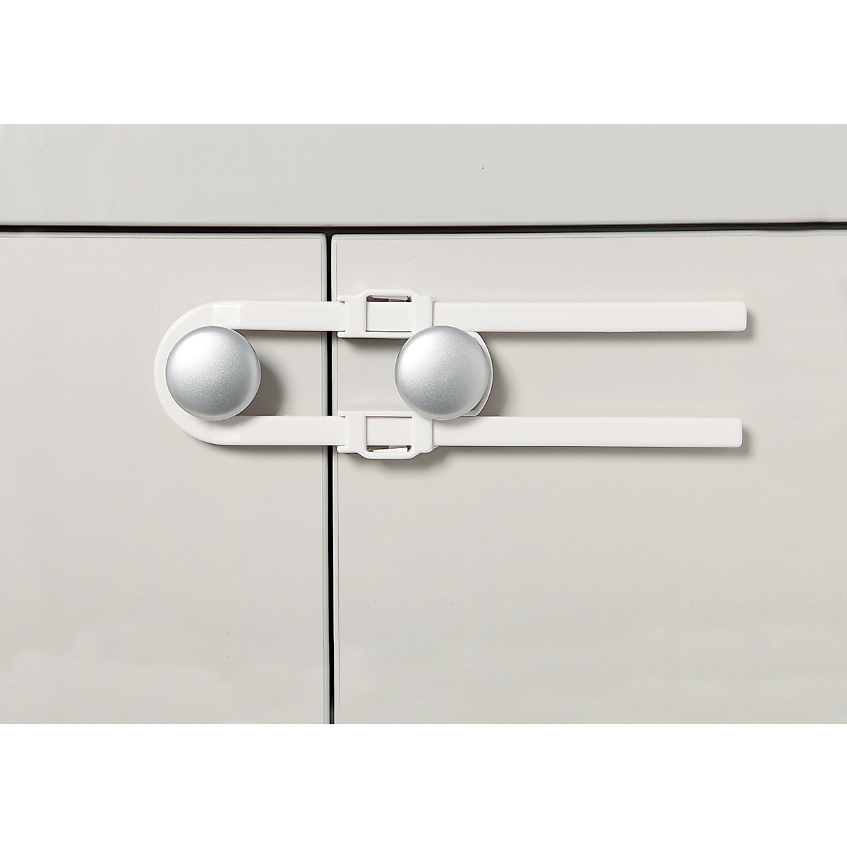 Dreambaby Cabinet Glide Lock Extra Long - Extra Long - Baby Safety Locks (6 Pack)