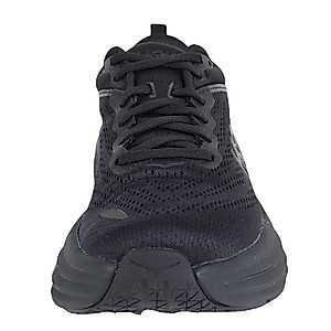 Hoka Women's Bondi 8 Sneaker, Black/Black, 7.5