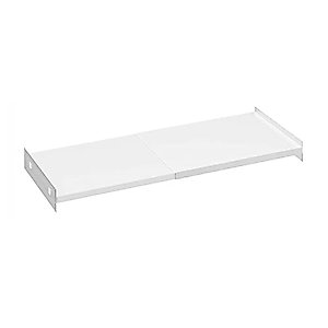 WEJIPP Closet Tension Shelf Expendable Cabinet Organizer Storage Shelf Heavy Duty Metal DIY Shelf Divider Separator for Cabinet Wardrobe Cupboard Kitchen Bedroom