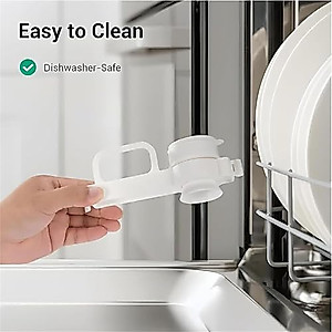 Curject Food Bag Sealing Clip with Pour Spout, Minimalist Style, Food Clip, 6.7"L x 1.1"W x 2.3"H