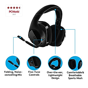 Logitech G533 Gaming Headset wireless, 981-000634