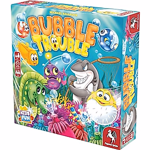 Bubble Trouble – Board Game by Pegasus Spiele 1-4 Players – Board Games for Family – 15-25 Minutes of Gameplay – Games for Family Game Night – Kids and Adults Ages 5+ - English Version