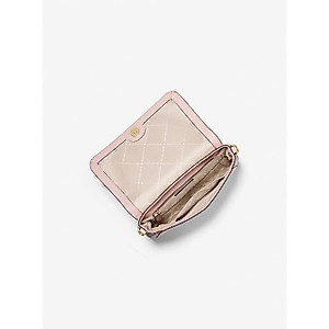 Michael Kors Medium Logo Convertible Crossbody Bag (DK Powder Blush)