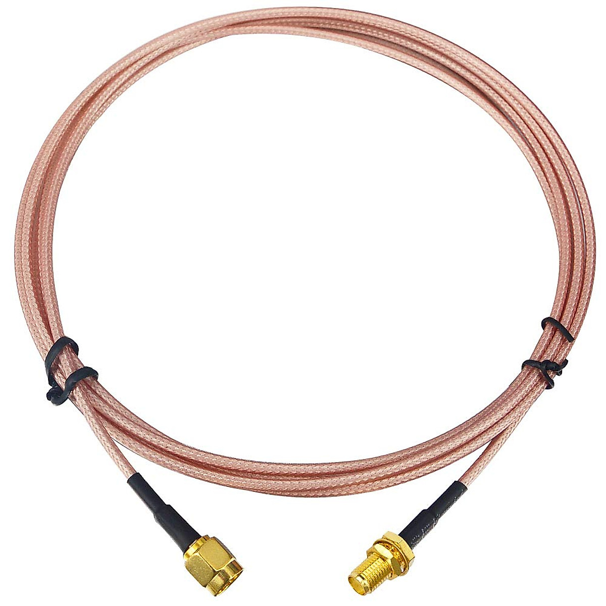 Nisaea SMA Cable 4G Antenna Extension Cable SMA Male to SMA Female RF Cable Low Loss RG316 3ft 1 Metre for DAB Car Aerial, WiFi FPV Antenna GSM,4G LTE Antenna Router,Homematic Pigtail Lead