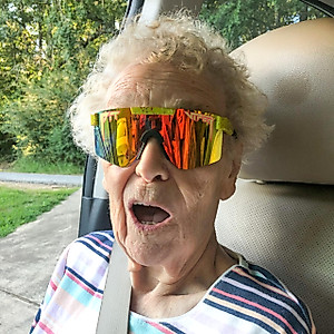 Pit Viper The Original Sunglasses Narrow Fit (The 1993 with Polarized Rainbow Lens)