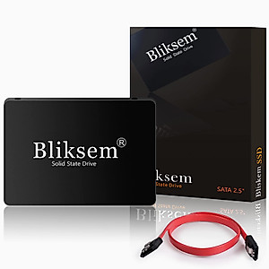Bliksem SSD 256gb With Sata Cable H650 SATA III 6Gb/s 2.5″7mm 3D NAND Internal Hard Drive Up to 500Mb/s Solid State Drive For Laptop and PC (Black 256GB)