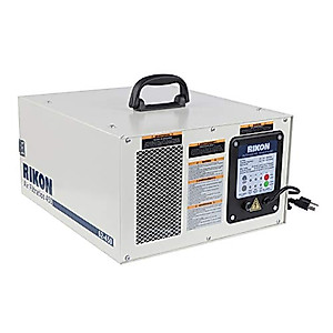 RIKON 62-450 3-Speed Remote-Controlled Air Filtration System (250/350/450 CFM) for large rooms up to 400 Square Feet - Circulates and Cleans Air 8 Times Per Hour!