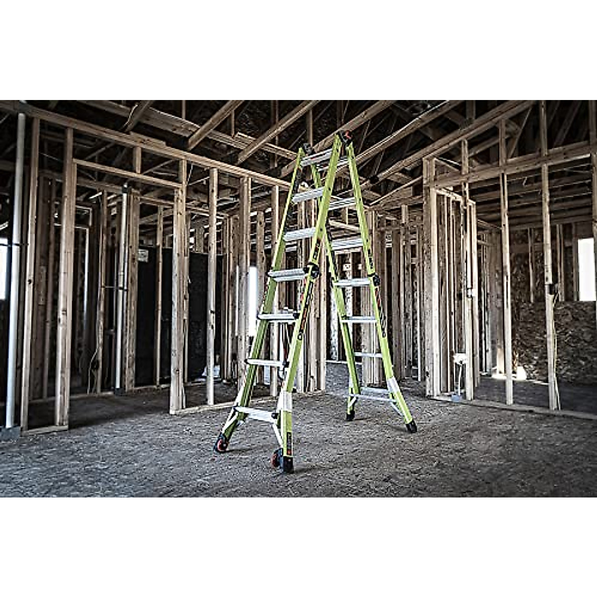 Little Giant Ladder Systems Dark Horse 2.0, M17, 17ft, Multi-Position Ladder, Fiberglass, Type 1A, 300 lbs Weight Rating, (16117-001)