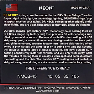 DR Strings HI-DEF NEON Bass Guitar Strings (NMCB-45)