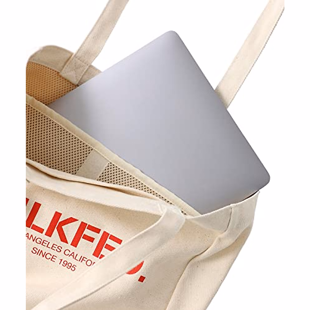 Milkfed PC Pocket Tote Bag, Women's, Red