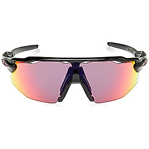 Oakley Men's OO9442 Radar EV Advancer Rectangular Sunglasses, Polished Black/Prizm Road, 38 mm