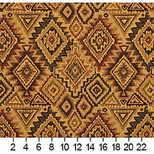 E101 Southwestern Navajo Lodge Style Upholstery Grade Fabric by The Yard