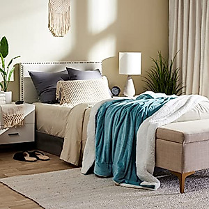 BELADOR Sherpa Fleece Queen Size Blanket for Bed - Fuzzy Warm Large Blankets - Anti-Static Soft Blanket, Fleece Blanket - Sherpa Throw Blankets & Throws for Sofa - 90x90 Inches