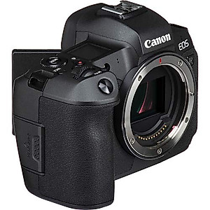 Canon EOS R Mirrorless Digital Camera (Body Only) and Mount Adapter EF-EOS R kit Bundled with Deluxe Accessories Like Pro Microphone, High Speed Flash, 4-Pack Photo Editing Software and More…