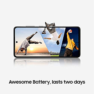 Samsung Galaxy A52 5G (128GB, 6GB) 6.5" Super AMOLED, 64MP Quad Camera, Voice Over LTE GSM Unlocked (T-Mobile, AT&T, Global) International Model A526W (Awesome Black)