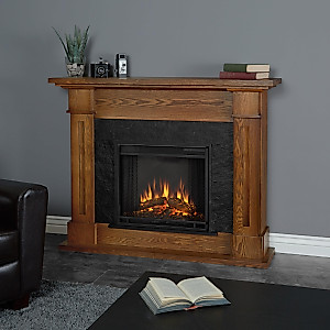 Real Flame 6030E-W 6030E Kipling Electric Fireplace, Medium, White