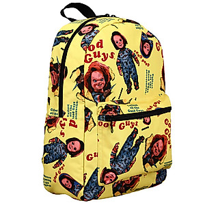 Chucky Classic Horror Movie Yellow All Over Print Tech Backpack