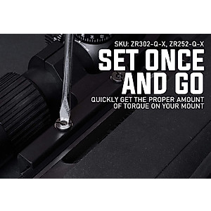 Monstrum 3-9x32 AO Rifle Scope with Illuminated Range Finder Reticle and Parallax Adjustment | ZR252 Quick Release Scope Mount | Flat Dark Earth | Bundle