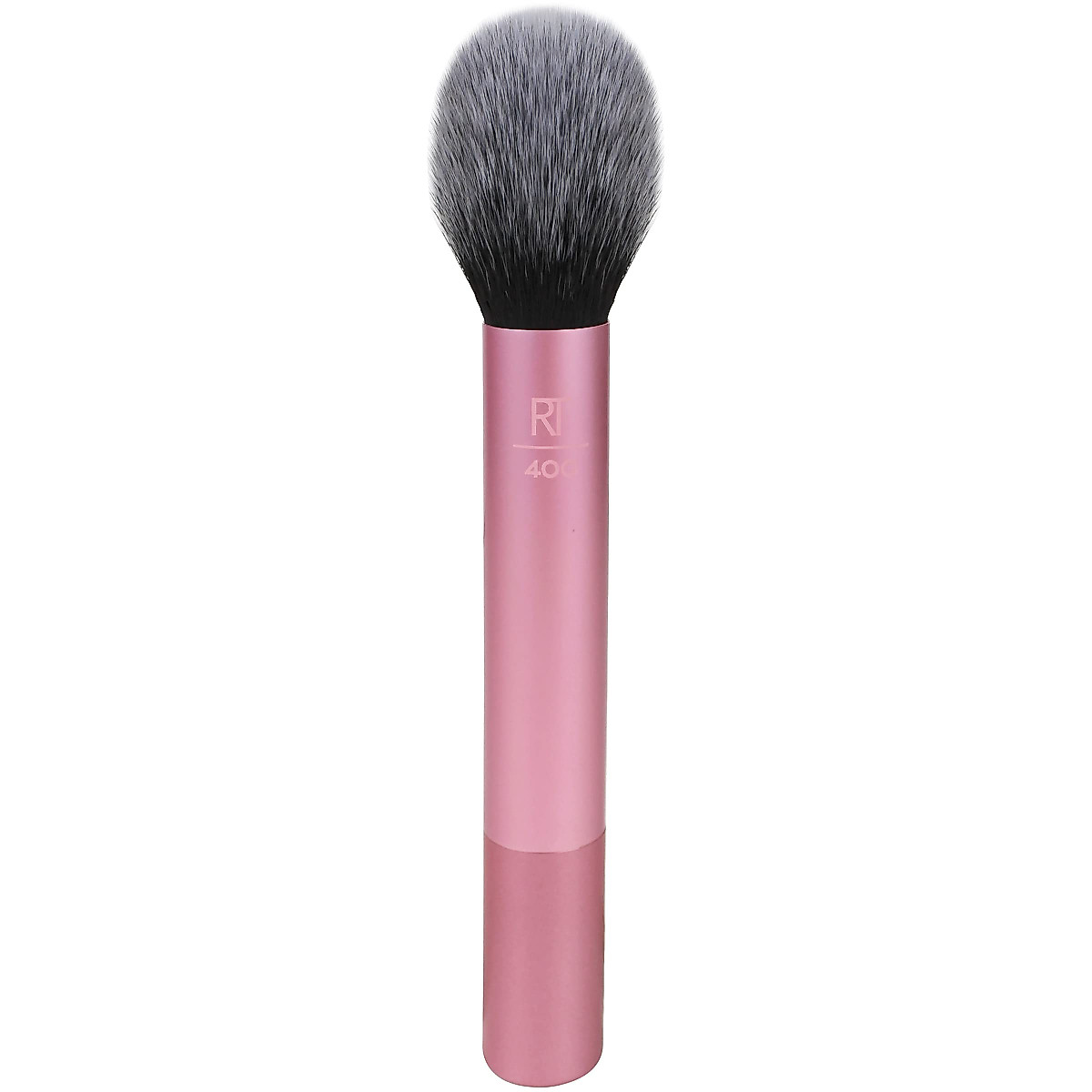 Real Techniques Ultra Plush Blush Makeup Brush, For Loose, Cream, or Pressed Blush, Rosy Glow Cheeks, Fluffy Powder Brush, Aluminum Ferrules, Synthetic Bristles, Vegan & Cruelty Free, 1 Count