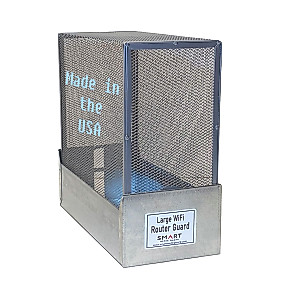 Large WiFi Router Cover Guard (Made in The US!) Blocks About 90% of The EMF Your Router emits While You can Still use The Router, Blocks 5G!