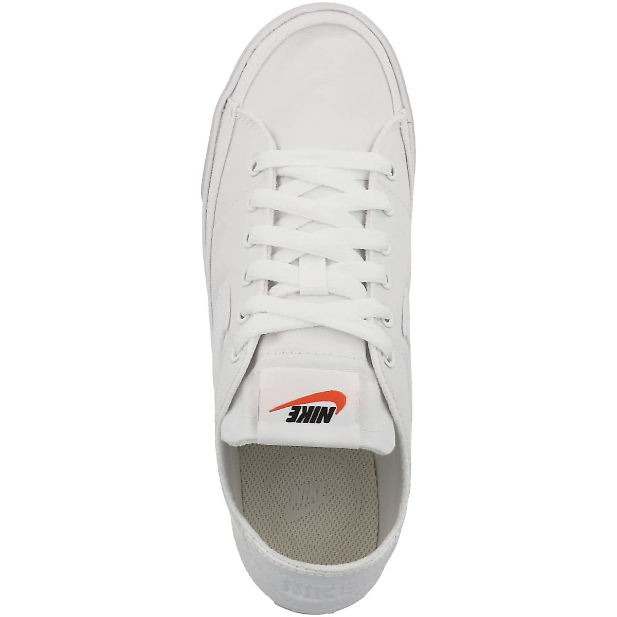 Nike Women's Low-Top Sneakers, White, 8