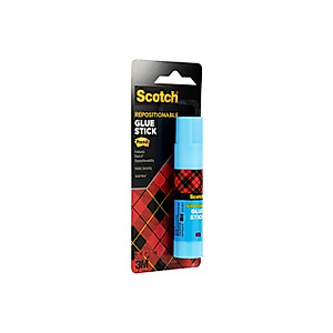 Removable Restickable Glue Stick.49oz, Repositionable Stick (3-Pack)