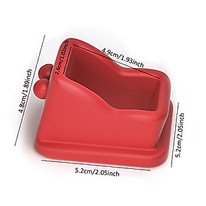 G Ganen 2-Pack Buckle Holder Compatible with Baby Seat - Keep Buckle in Upright Position and Makes Buckling Easier (Red)