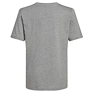 adidas Boys' Little Short Sleeve Cotton Novelty T-Shirt, Charcoal Grey Heather, 7