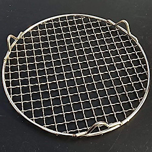 Comicfs Steaming Racks Dia 11.6" Round Barbecue Grids Cross Wire Footed Steaming Stainless Steel Cooling Rack with Legs Multi-Purpose Grill Rack for Airfryer Instant Pot/Pressure Cooker (29.5cm/11.6")