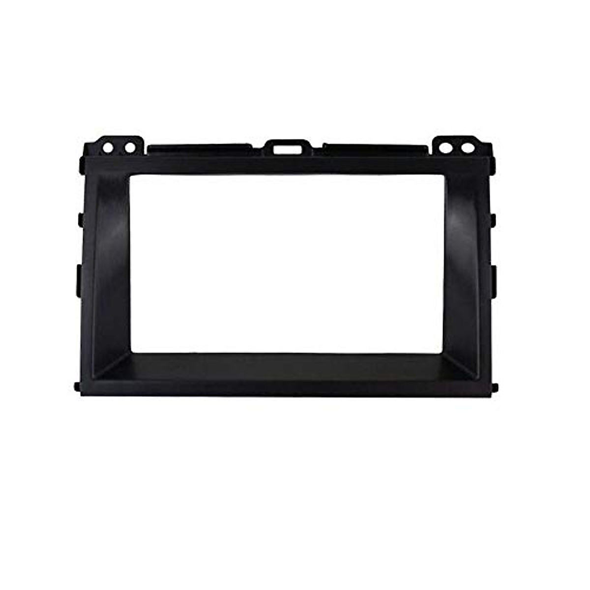 YuYue Radio Stereo Panel for 2002-2009 Toyota Land Cruiser Prado 120 Lexus Gx470 2 Din Car Radio Frame Fascia Panel DVD Stereo CD Panel Dash Mount Refit Installation Trim Kit Frame (Black)