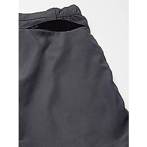 Wrangler Authentics Men's Performance Side Elastic Utility Short, Carbonite, 38