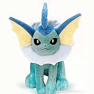 Vaporeon Plushies - Vaporeon Plush - Vaporeon Stuffed Animal - Vaporeon Evolution Plush Toy Collection New 2021 Premium Design