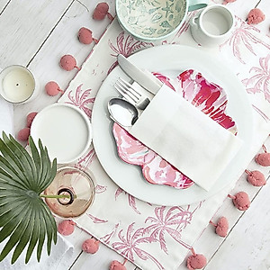 AMERICAN HOMESTEAD Dinner Napkins with Flatware Pocket - Pre-Folded Cloth-Like Disposable Table Napkins - Absorbent Paper Serviettes for Weddings, Parties, and Events - 16" x 15.5" - 50 Count (Silver)