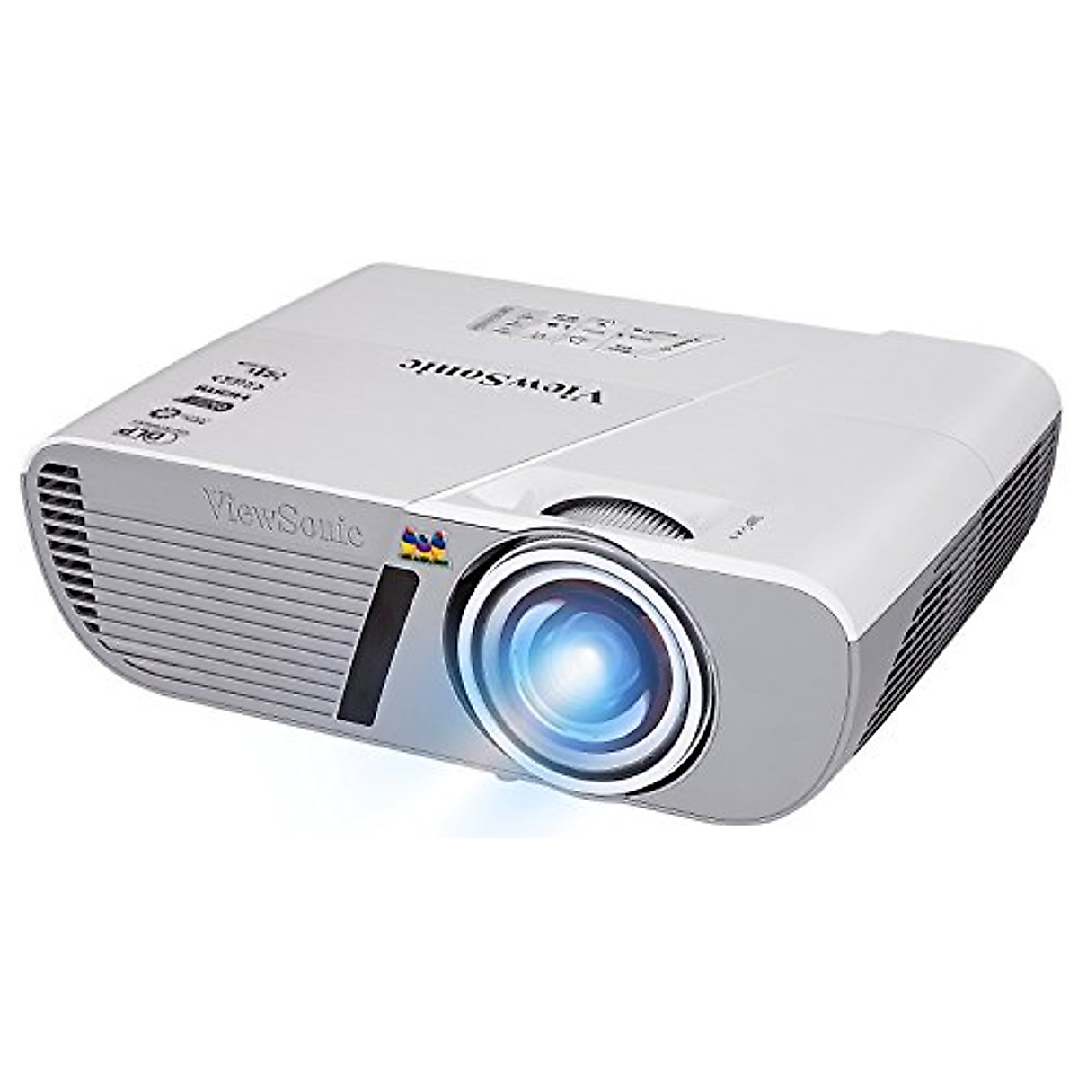 ViewSonic PJD5553LWS 3200 Lumens WXGA HDMI Short Throw Projector, One Size, White
