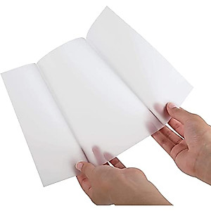 100 Pack Vellum Jackets for 5x7 Invitations, Bulk Transparent Paper Envelope Liners for Wedding Cards