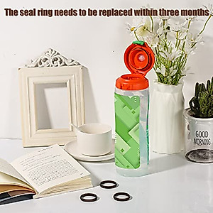 4pcs Replacement Gasket Compatible with Gatorade Water Bottle, Silicone Lid Seal Replacement for 30 oz Gatorade Gx Bottle Rubber Seal Ring Replacement Accessories Part for 30oz Gatorade GX Pods