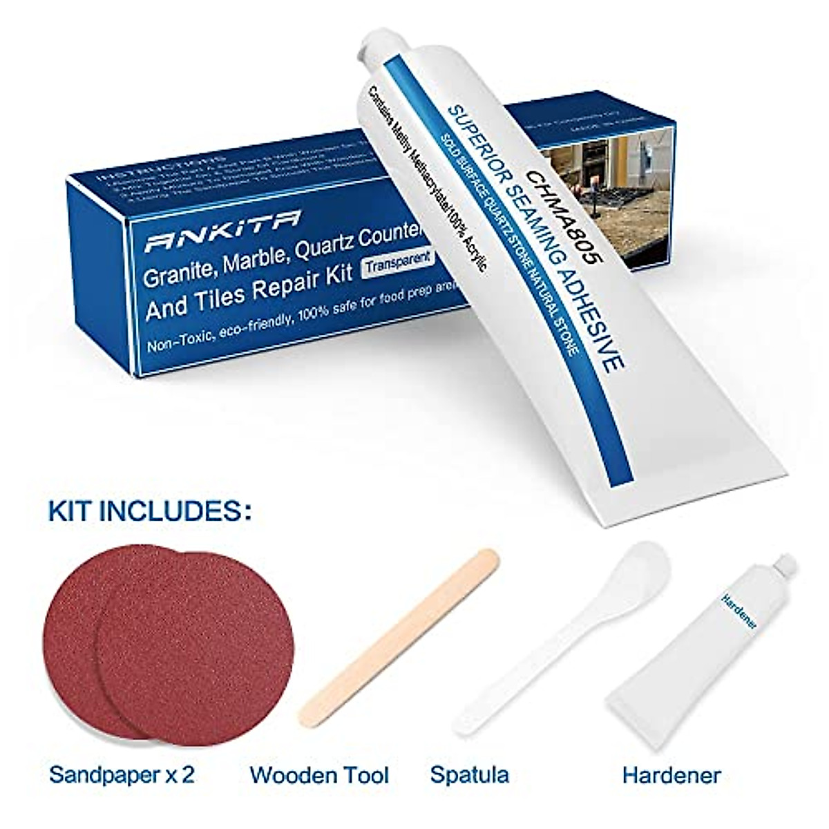 Quartz Countertop Repair Kit - Perfect Granite & Marble Fix