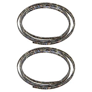 2Pieces Yootones Plastic Guitar Binding Purfling Strip 1650 x 6 x 1.5 mm Compatible with Acoustic Classical Guitar