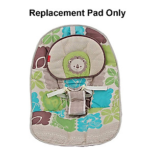 Replacement Seat Pad/Cushion/Cover for Fisher Price Rainforest Deluxe Bouncer (Model Y8641)