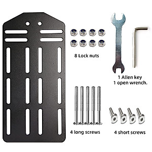 appacare 2PCS King Bed Headboard Attachment Bracket Modification Plate,Bed Frame Adapter Brackets,Headboard Brackets for Metal Bed Frame