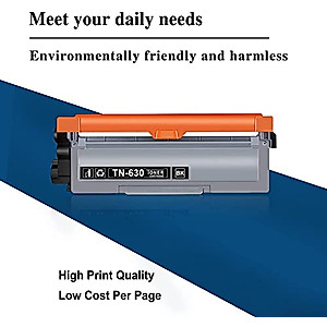 GRATLOV 1 Pack TN630 TN-630 Black Toner Cartridge Replacement for Brother DCP-L2520DW MFC-L2700DW L2705DW HL-L2300D L2305W L2315DW L2320D L2340DW L2360DW L2380DW Printer.