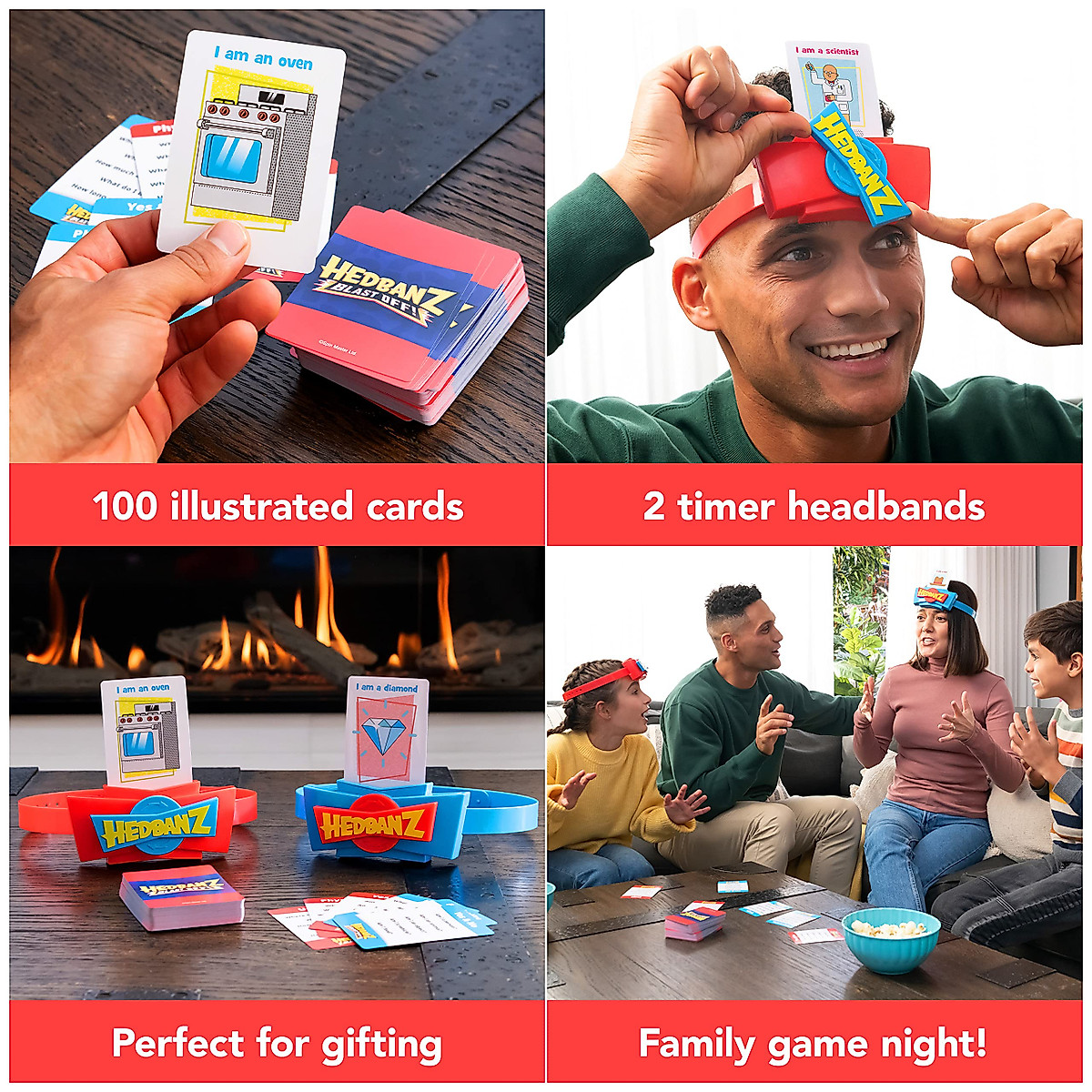 Spin Master 6061503 Hedbanz Blastoff Game