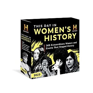 2023 History Channel This Day in Women's History Boxed Calendar: 365 Extraordinary Women and Events that Shaped History (Daily Calendar, Inspirational Desk Gift)
