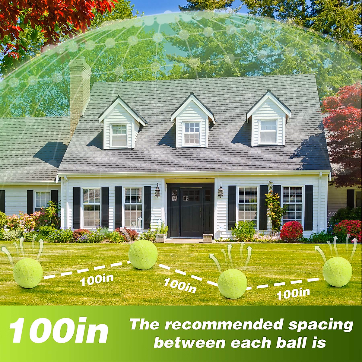 12pack Mole Repellent, Gopher Repellent, Vole Repellent, Powerful Mole Repellent for Lawn Garden Yard Outdoor, Snake Repellent, Groundhog Repellent, Armadillo Repellent, Mole Deterrent