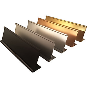 Lasercrafting Personalized Office Name Plate With Optional Wall or Desk Holder - 2x8 - CUSTOMIZE. Choose from a variety of colors and fonts to match your style. Great gift idea.