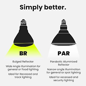 Feit Electric BR30 LED Light Bulbs, 65W Equivalent, Non Dimmable, 10 Year Life, 650 Lumens, 5000K Daylight, E26 Base Recessed Can Light Bulbs, Flood Light Bulbs, Damp Rated, 3 Pack, BR30/850/10KLED/3